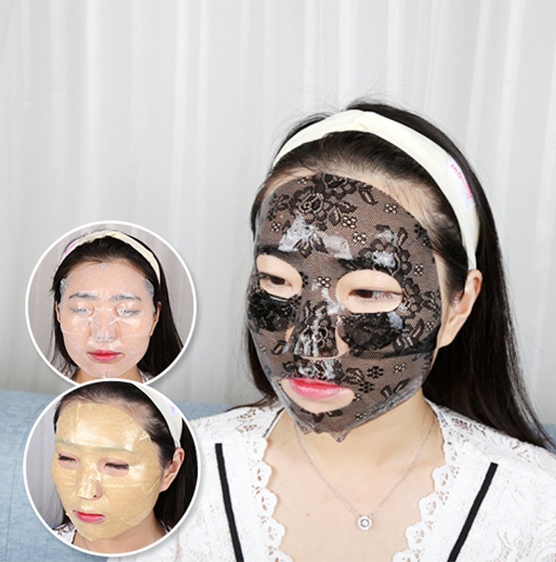 Brighten White Lace Hydrogel Face Mask LCFM01-02